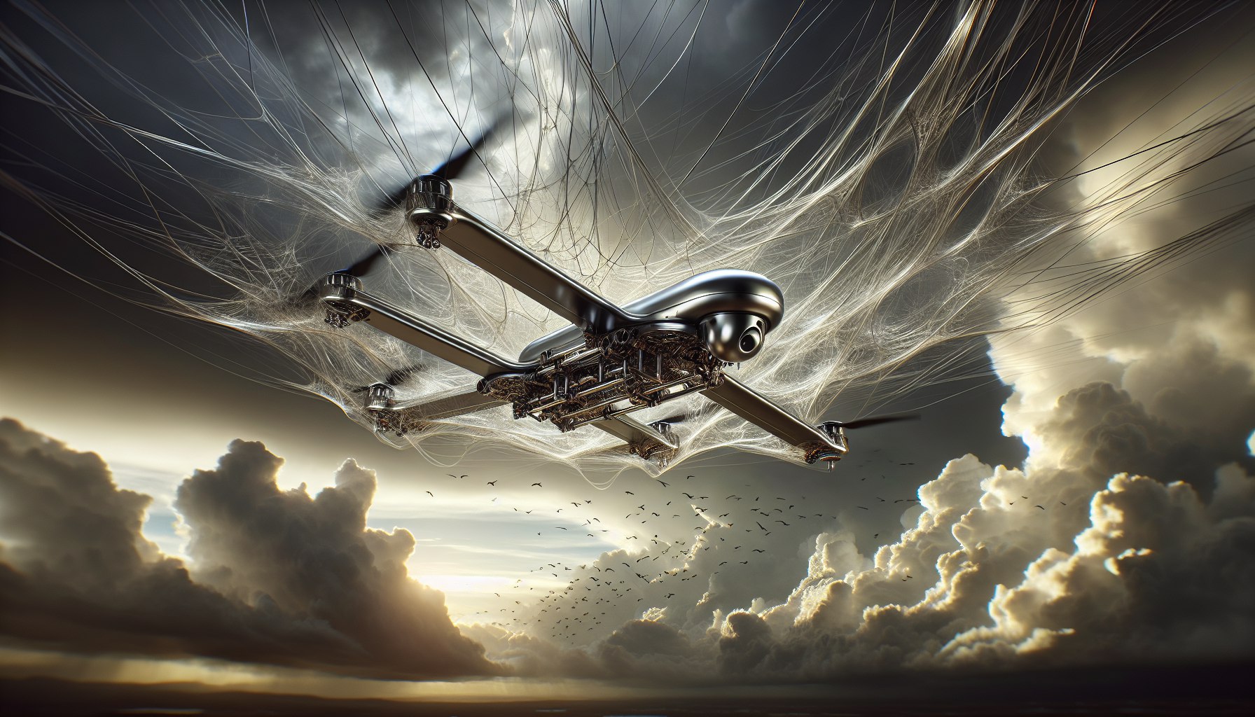 Newest net-gun drone developed for Russian military