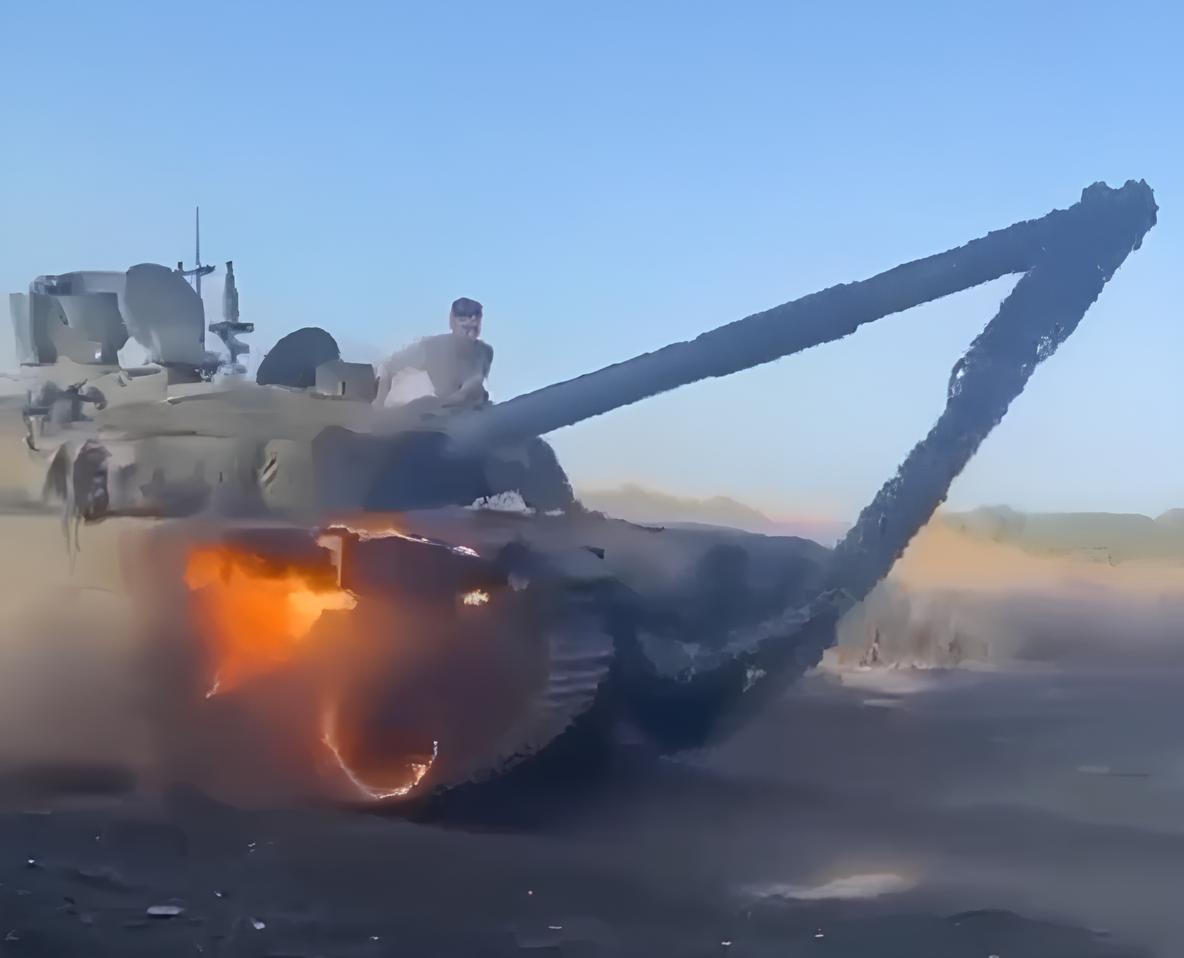 T-90M caught fire but continued the battle: another example of the high ...