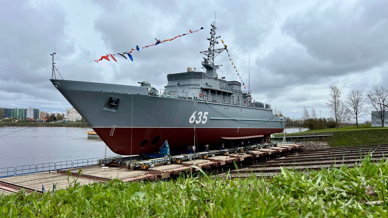 The newest minesweeper "Polyarny" will go to serve in the Northern Fleet