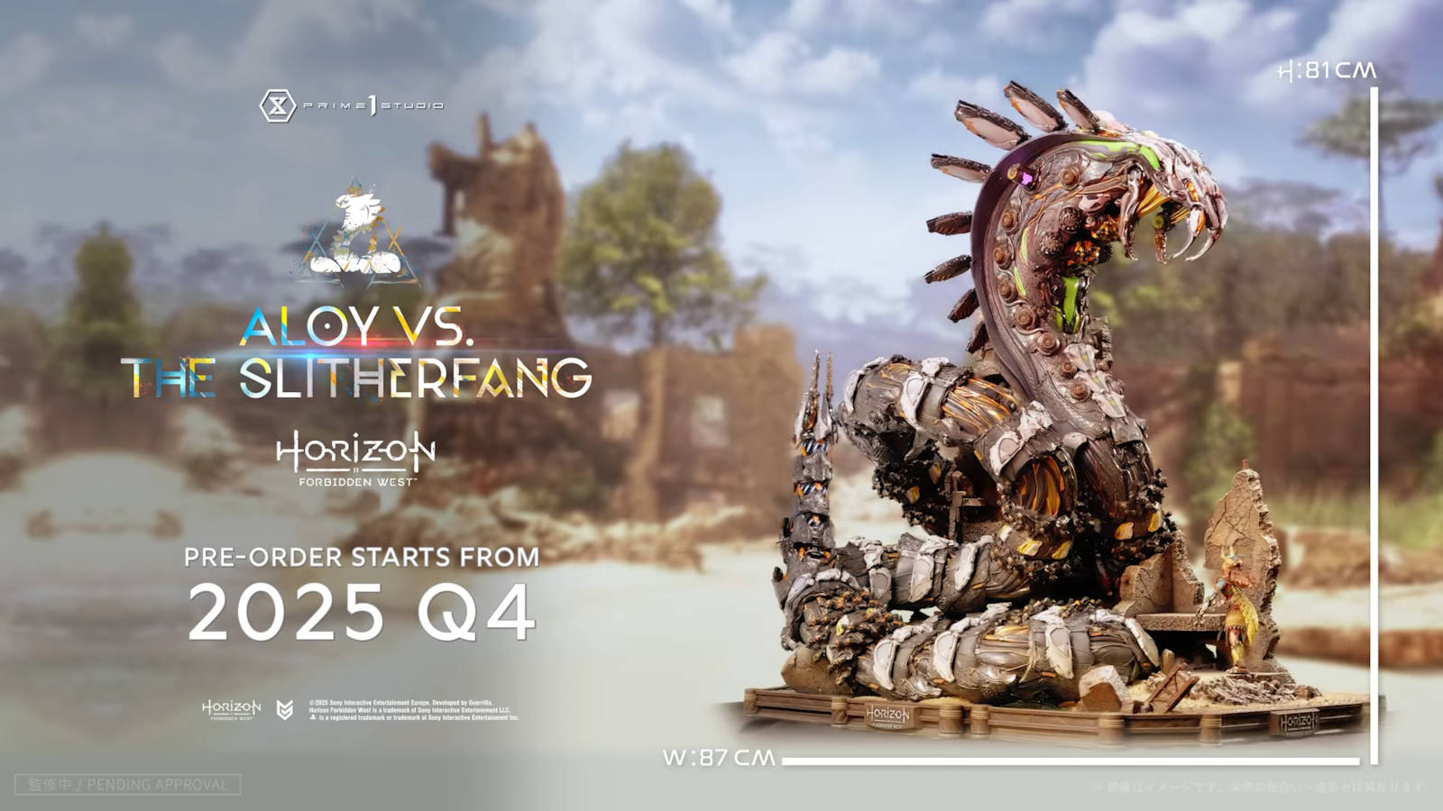 Fight for Survival: Prime 1 Studio Announces Aloy and Slitherfang ...