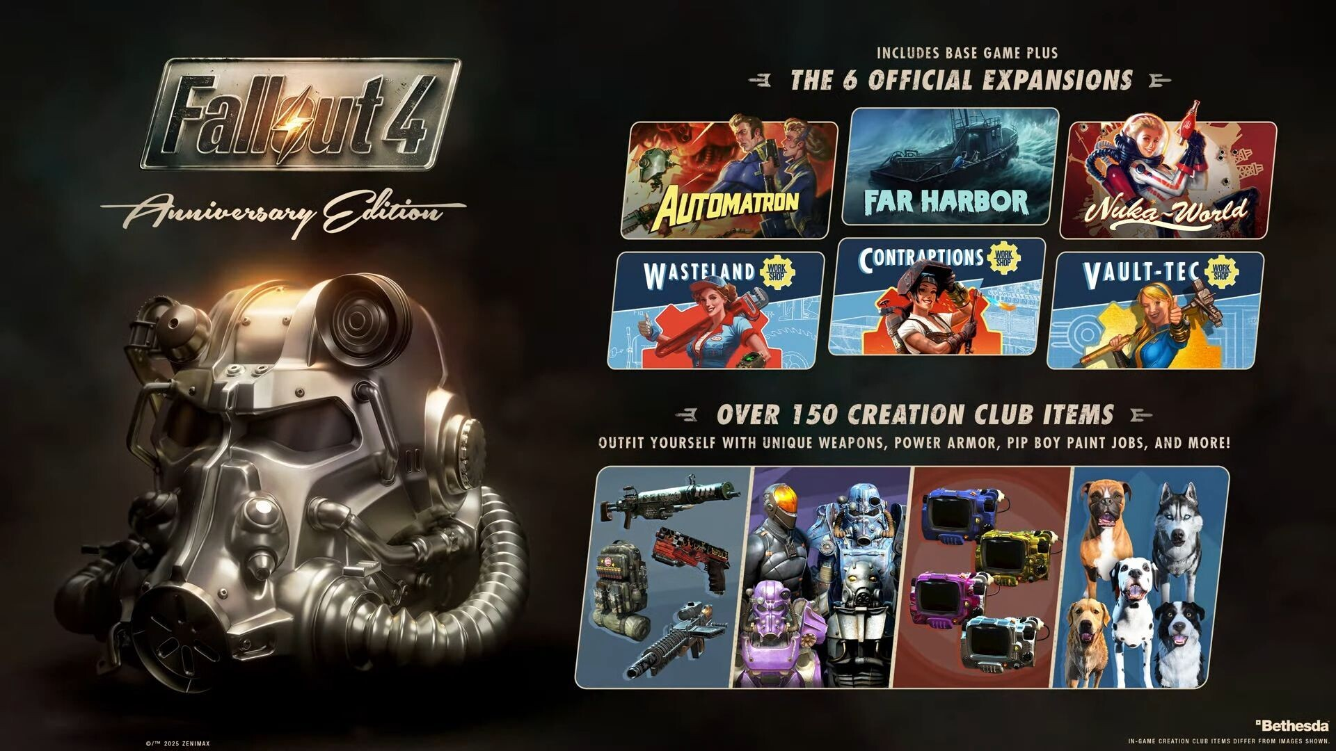 Fallout 4 Anniversary Edition Announced — Over 100 Creation Club Mods ...