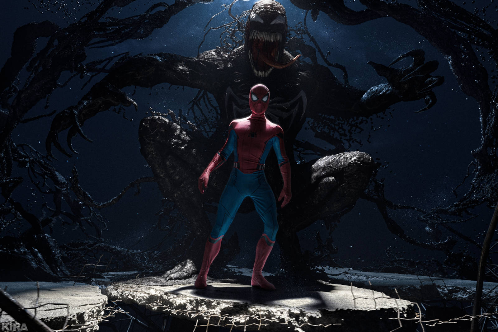 Meeting Venom: Cosplayer Brings Marvel’s Spider-Man to Life