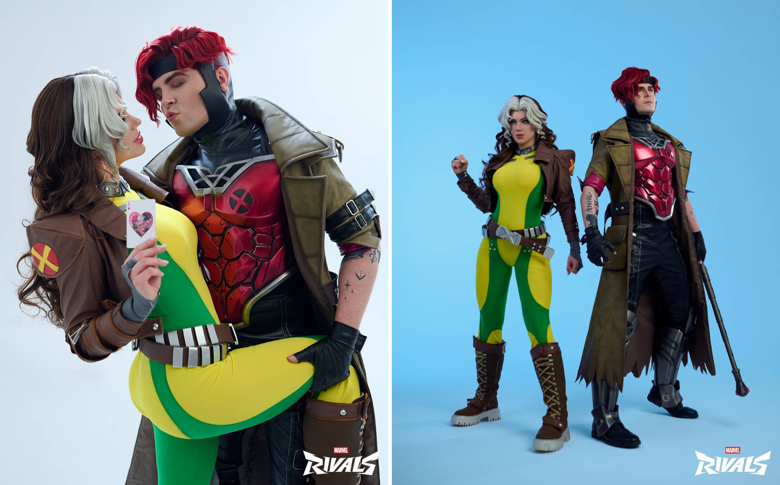 Sweet Couple: Cosplayers Bring Gambit and Rogue from Marvel Rivals to Life