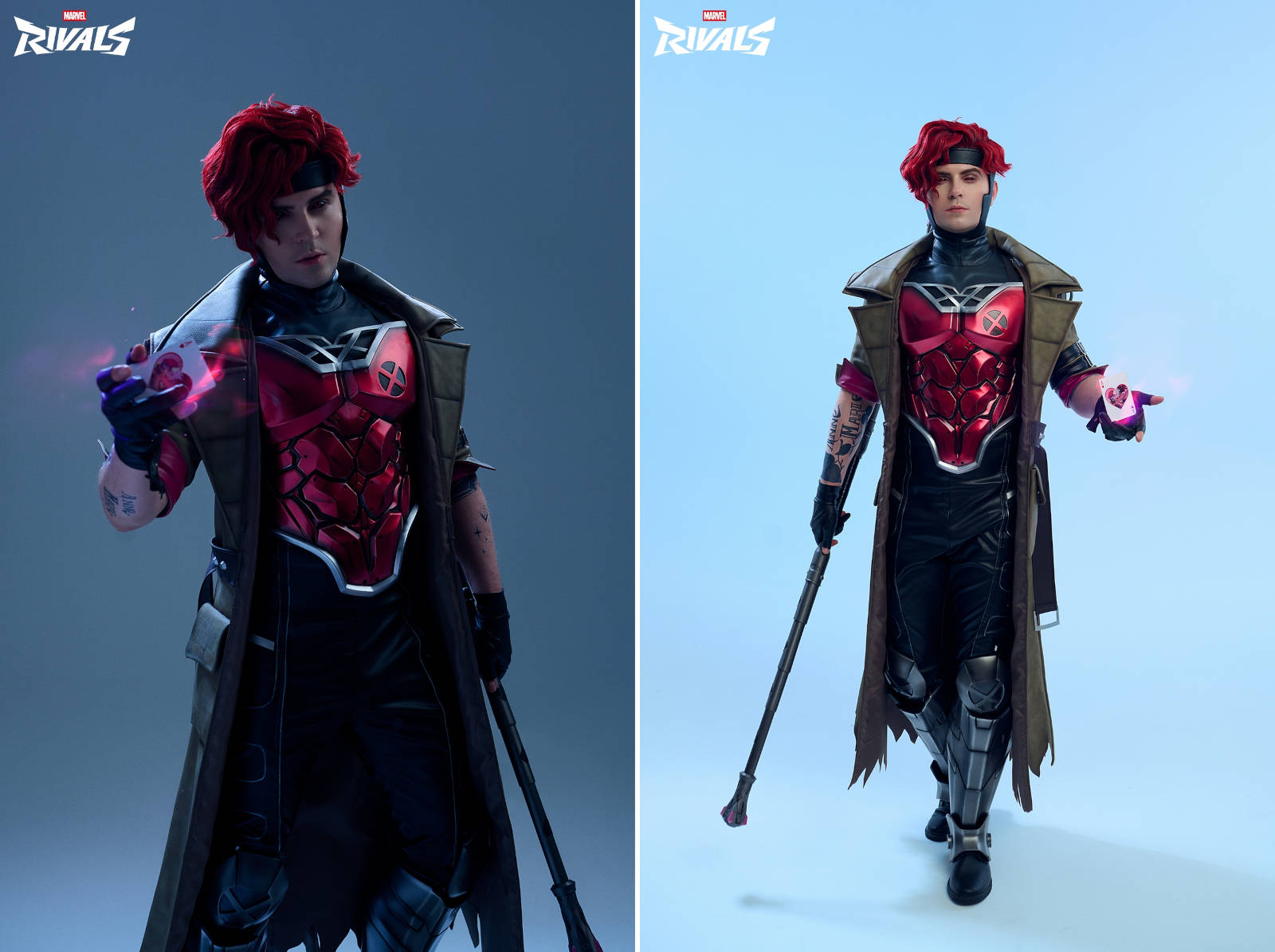 Sweet Couple: Cosplayers Bring Gambit and Rogue from Marvel Rivals to Life