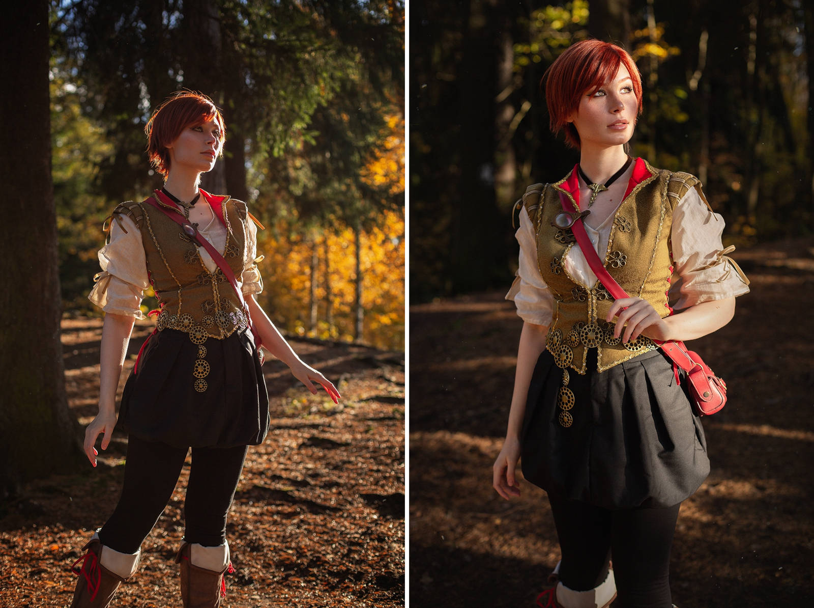 A Walk in an Autumn Forest: Cosplayer Transforms into Shani from The ...