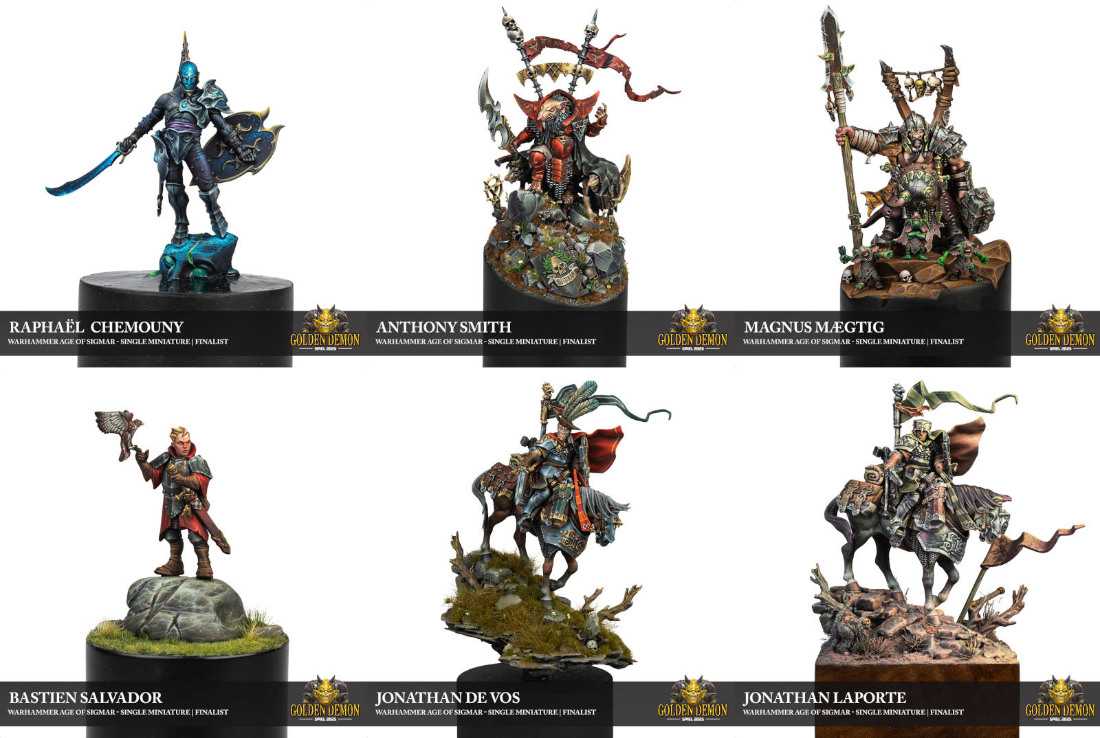 Second batch of finalists’ works from the “Golden Demon 2025 – SPIEL ...