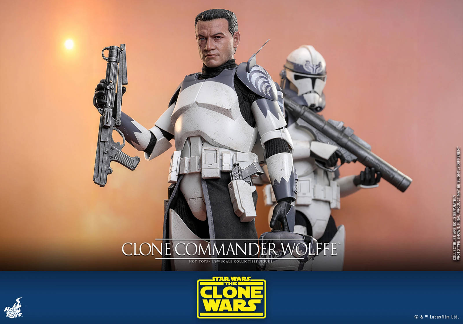 Hot Toys Unveils “Wolf” Clone Commander Figure from Star Wars: The ...
