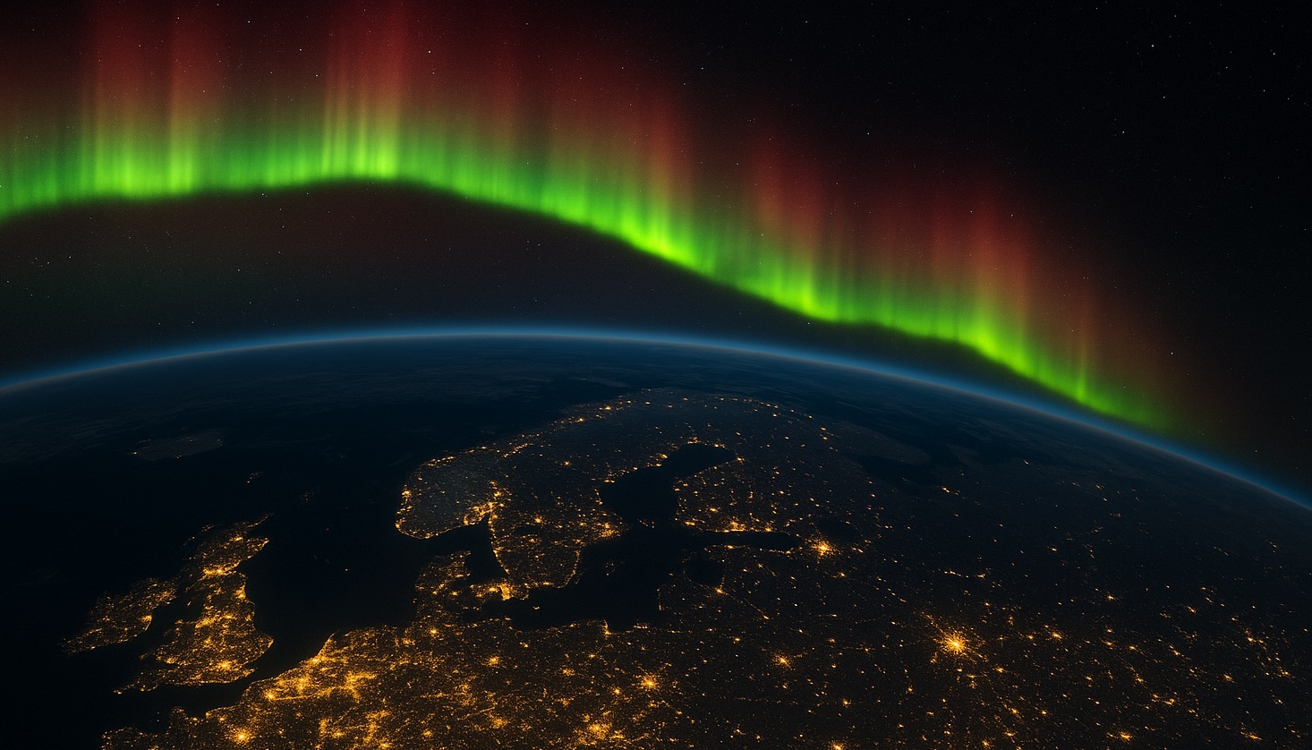 After a plasma ejection from the Sun, a magnetic storm began on Earth