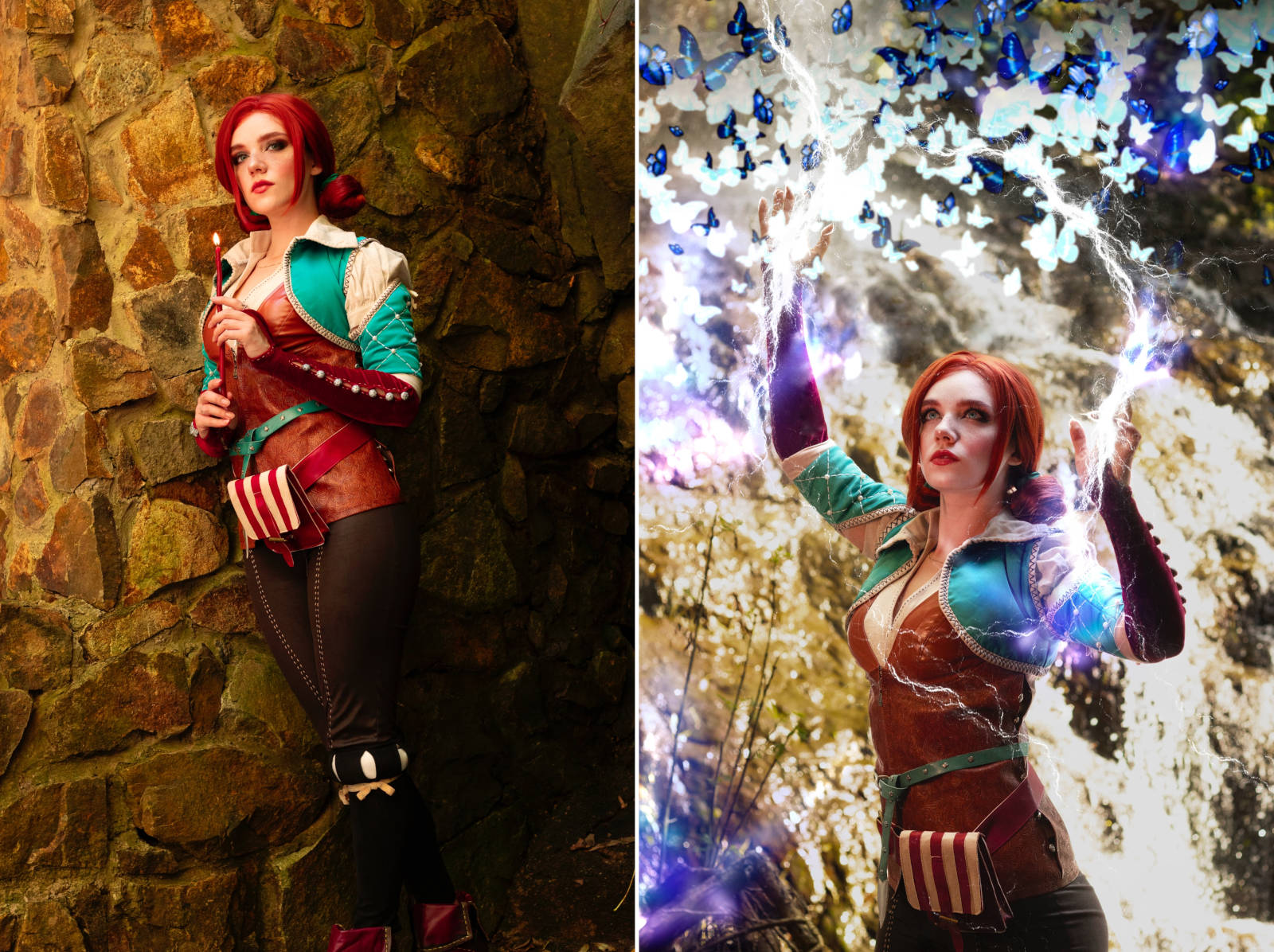 Встреча с чародейкой: модель показала косплей Трисс Меригольд из игры «Ведьмак 3: Дикая Охота»