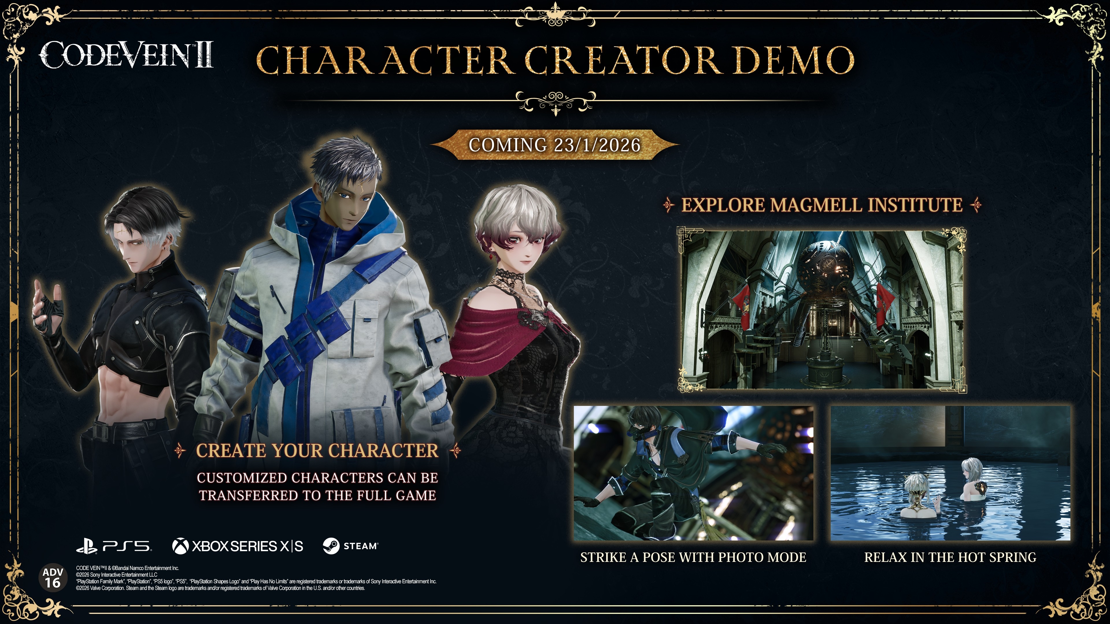 Code Vein II to Be Playable Before Launch: Bandai Namco to Release ...