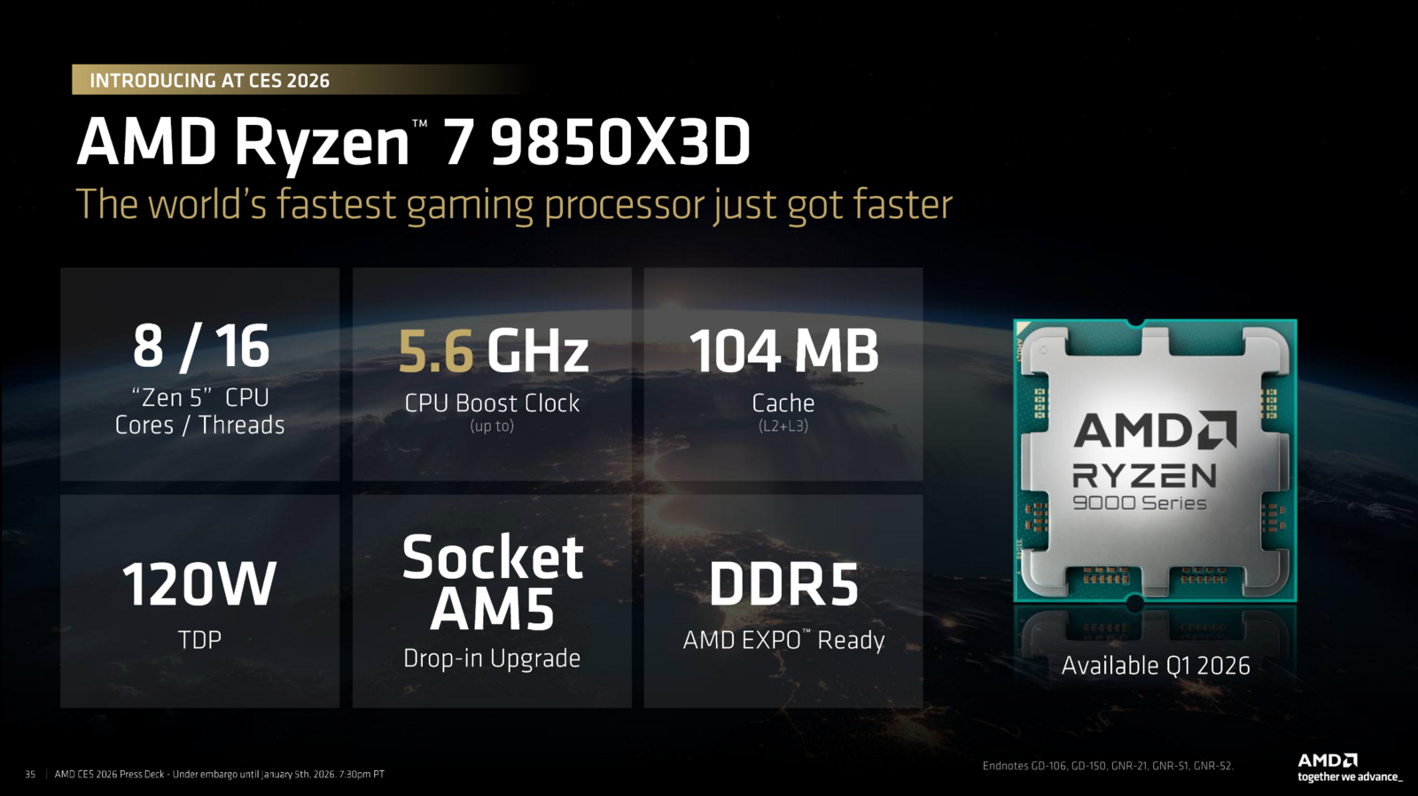 AMD’s New Gaming Flagship: The King of Processors Ryzen 7 9850X3D Unveiled