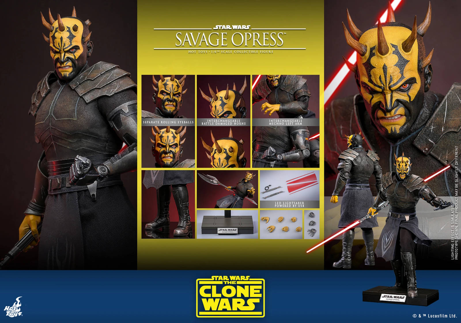 Hot Toys Releases Savage Opress Figure from "Star Wars: The Clone Wars ...