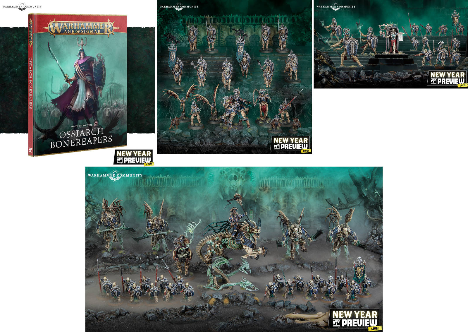 New Ossiarch, Tzeentch, and Lumineth Miniatures Prepared for Warhammer ...