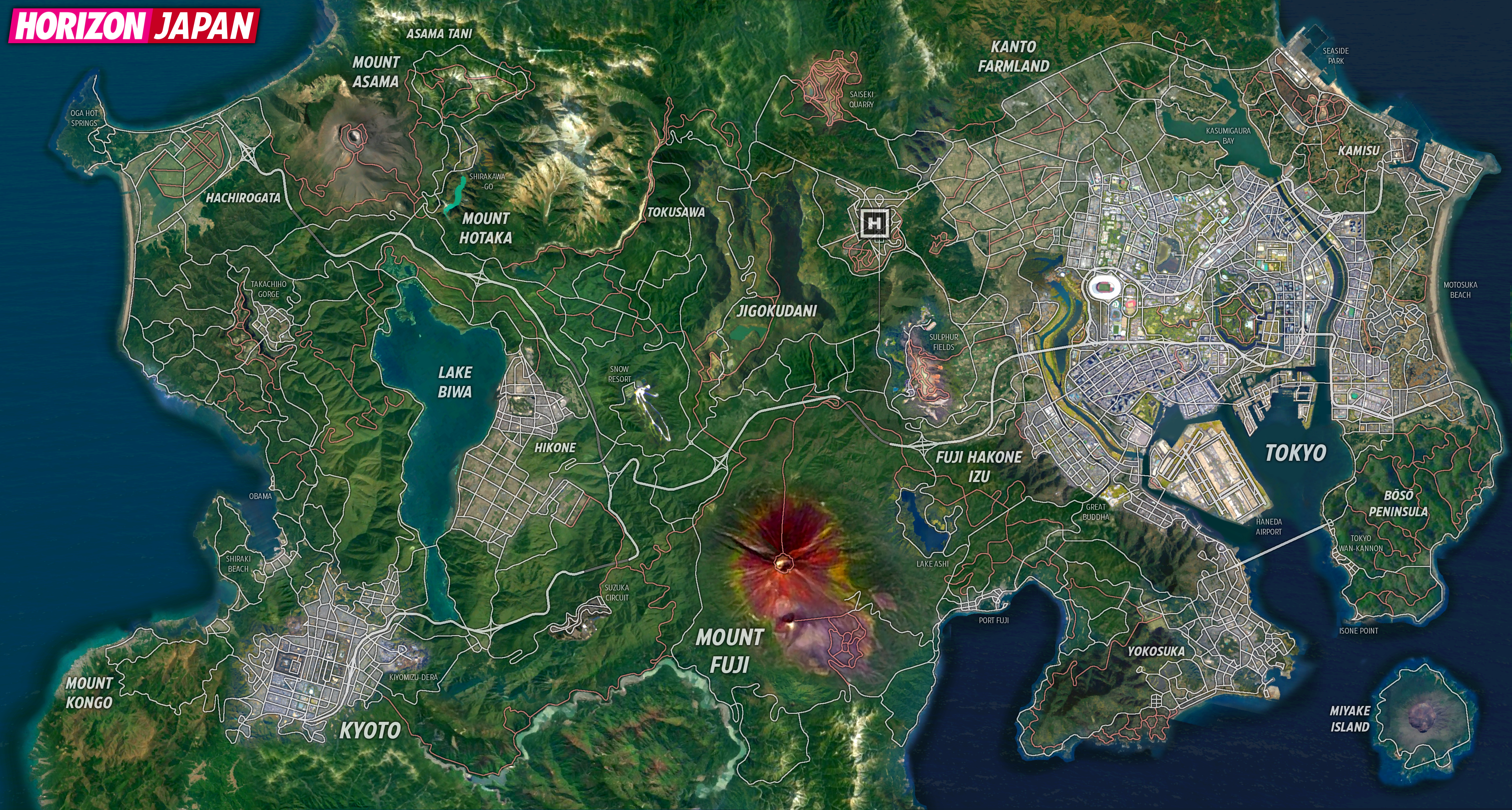 Fan Creates Forza Horizon 6 Concept Map That Impresses Players