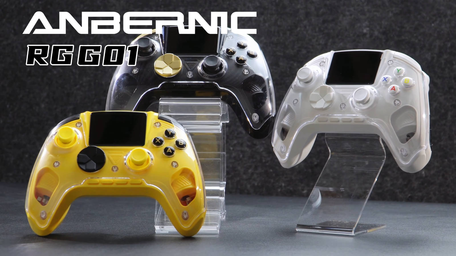 Anbernic Unveiled the RG G01 Controller with Screen and Heart Rate ...